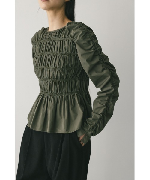 STYLEMIXER（スタイルミキサー） ブラウス シャツ シャーリング