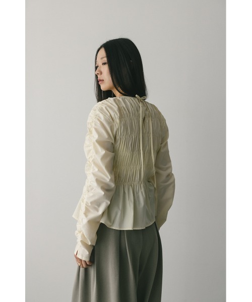 STYLEMIXER（スタイルミキサー） ブラウス シャツ シャーリング