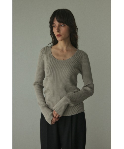 BLACK BY MOUSSY 「BLACK MOUSSY」 長袖ニット FREE ライトグレー レディース : ZOZOTOWN Yahoo!店 - 通販 - Yahoo!ショッピング