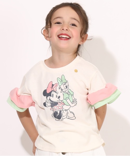 Disney tシャツ ディズニー 袖フリルTシャツ 6432K キッズ 子供服 男の子 女の子 : ZOZOTOWN Yahoo!店 ...