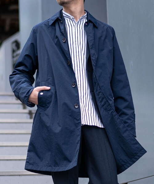 417 EDIFICE 「417 EDIFICE」 ステンカラーコート SMALL ネイビー メンズ : ZOZOTOWN Yahoo!店 - 通販 - Yahoo!ショッピング