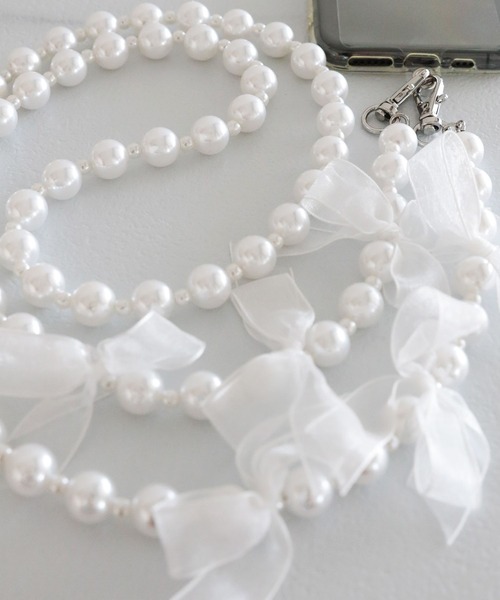 tiny tiny（ティニーティニー） モバイルアクセサリー リボンBIGビーズストラップ「」 レディース : ZOZOTOWN Yahoo!店 - 通販 - Yahoo!ショッピング