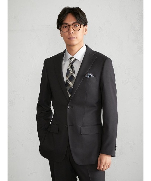 Perfect Suit FActory 「Perfect FActory」 スーツ A8 チャコールグレー メンズ : ZOZOTOWN ...