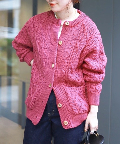 「James Charlotte」 ニットカーディガン - ピンク レディース : 81400005 : ZOZOTOWN Yahoo!店 ...