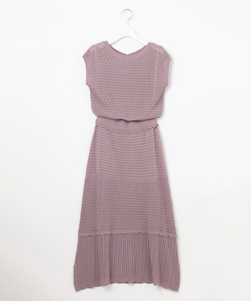 Yahoo!オークション - 「Feroux」 ニットワンピース 1 ピンク レディー...