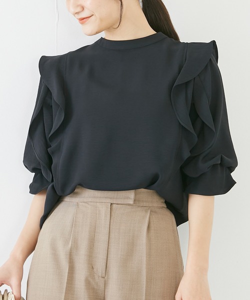 INCEDE 「INCEDE」 半袖ブラウス L ブラック レディース : ZOZOTOWN Yahoo!店 - 通販 - Yahoo!ショッピング