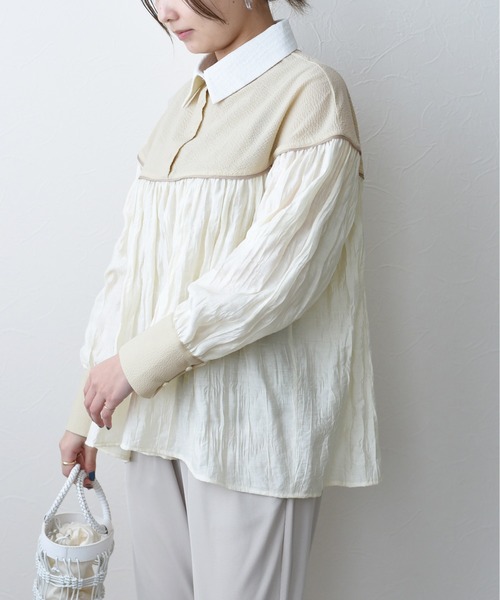 Eimee Law 「Eimee Law」 長袖シャツ 38 ライトベージュ レディース : ZOZOTOWN Yahoo!店 - 通販 - Yahoo!ショッピング