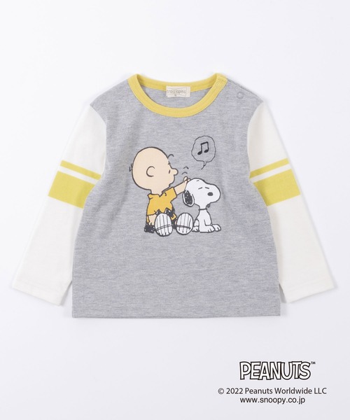 tシャツ Tシャツ PEANUTS 袖切替え長袖Tシャツ(90) :66120007:ZOZOTOWN Yahoo!店 - 通販 - Yahoo!ショッピング