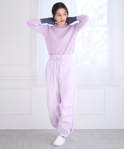 Yahoo!オークション - 「BAYFLOW」 イージーパンツ SMALL ブラック レ...