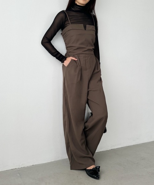 CLEA オールインワン ビスチェデザインオールインワン レディース : ZOZOTOWN Yahoo!店 - 通販 - Yahoo!ショッピング