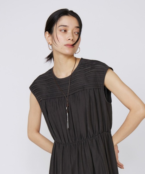 INED ワンピース 「接触冷感」綿キュプラ ピンタックワンピース : ZOZOTOWN Yahoo!店 - 通販 - Yahoo!ショッピング