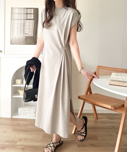 classicalelf ワンピース 綿100％シンプルモダンデザイン。シルケットアシメタック2WAYワンピース レディース : ZOZOTOWN Yahoo!店 - 通販 - Yahoo ...