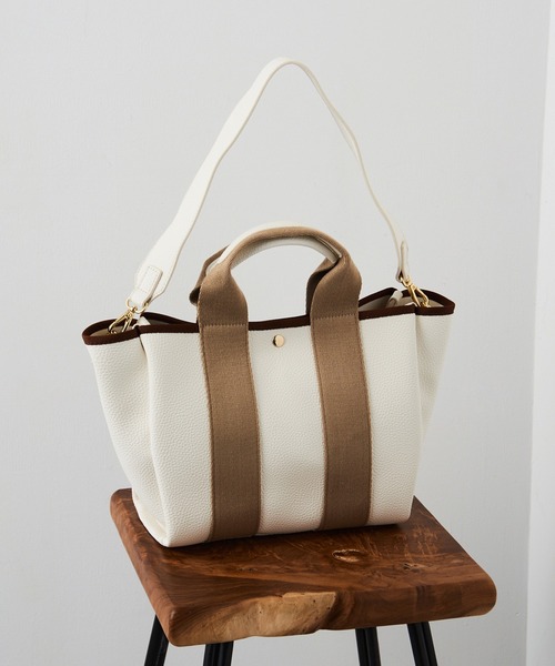 cache ショルダーバッグ バッグ 「cache cache」太ショルダー付き2wayテープトートバッグ M レディース : ZOZOTOWN Yahoo!店 - 通販 - Yahoo!ショッピング