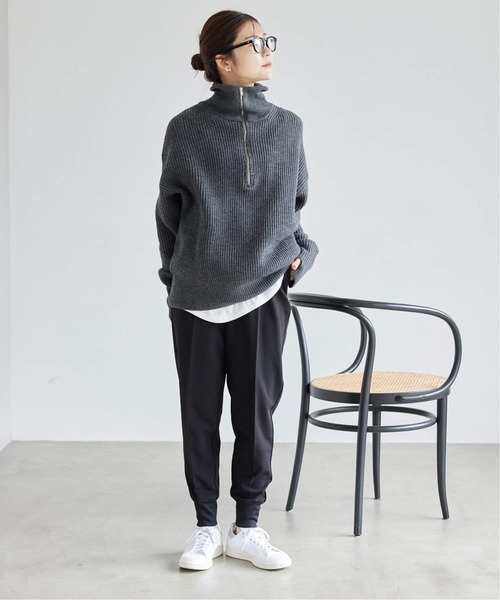 Yahoo!オークション - 「SLOBE IENA」 イージーパンツ 36 ネイビー レ...