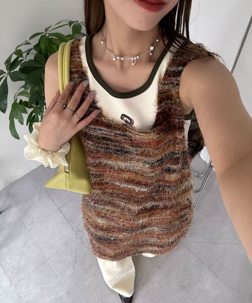 CIAOPANIC 「CIAOPANIC」 ベスト 1 オレンジ レディース : ZOZOTOWN Yahoo!店 - 通販 - Yahoo!ショッピング