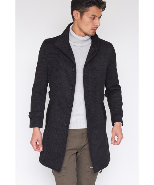 TORNADO MART 「TORNADO MART」 ステンカラーコート M ブラック メンズ : ZOZOTOWN Yahoo!店 - 通販 - Yahoo!ショッピング