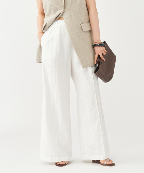 plage（プラージュ） パンツ Linen Relax Wide パンツ レディース : ZOZOTOWN Yahoo!店 - 通販 - Yahoo!ショッピング