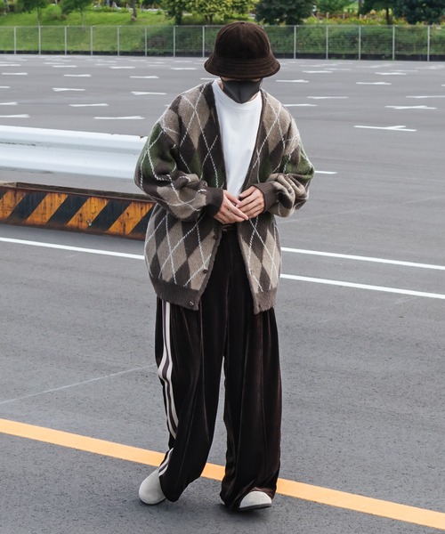 Yahoo!オークション - 「Perushu」 ニットカーディガン LARGE グリーン...