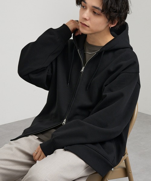 MONO-MART 「MONO-MART」 ジップアップパーカー M ブラック メンズ : ZOZOTOWN Yahoo!店 - 通販 - Yahoo!ショッピング