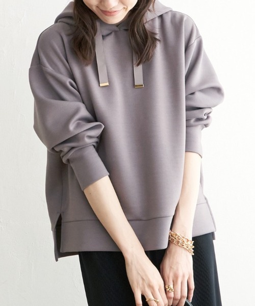 ikka 「ikka」 プルオーバーパーカー L モカ レディース : ZOZOTOWN Yahoo!店 - 通販 - Yahoo!ショッピング