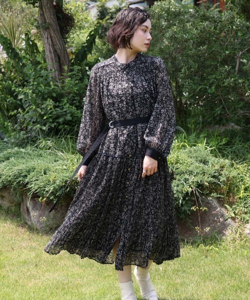 Bou Jeloud ワンピース フラワープリーツワンピース : ZOZOTOWN Yahoo!店 - 通販 - Yahoo!ショッピング