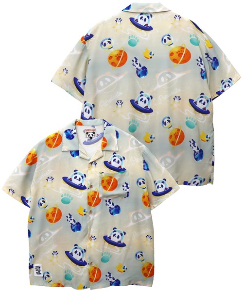 PANDIESTA（パンディエスタ） シャツ スペースパンダアロハシャツ(M2