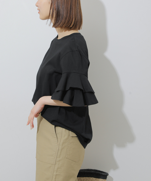 JOURNAL STANDARD relume tシャツ 「WEB限定追加」天竺フリルTEE レディース : ZOZOTOWN Yahoo!店 ...