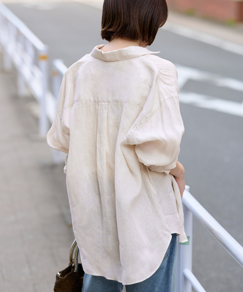 FRAMeWORK ブラウス シャツ 「追加」ライトフレンチリネンレギュラーシャツ レディース : ZOZOTOWN Yahoo!店 - 通販 - Yahoo!ショッピング