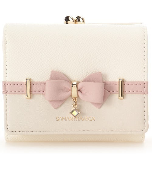 Samantha Vega（サマンサベガ） 財布 バイカラーアクセントリボン折