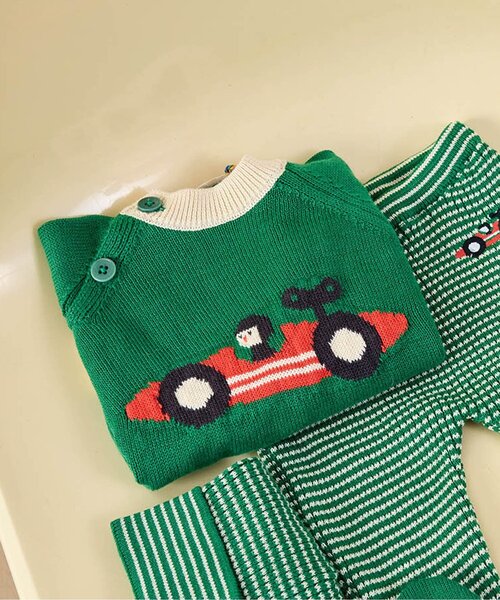BOBO CHOSES（ボボショーズ） ベビー Race Carセーター「ベビー」 : ZOZOTOWN Yahoo!店 - 通販 ...