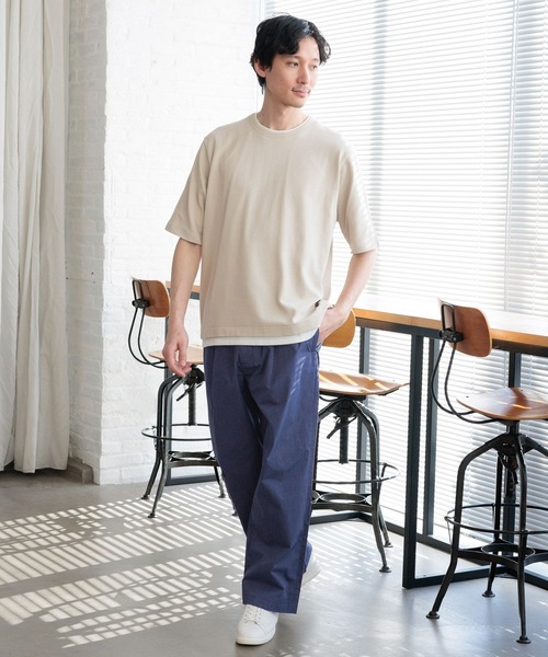 GLOBAL WORK tシャツ クルーネックレイヤードCOOL/半袖/986807 メンズ : ZOZOTOWN Yahoo!店 - 通販 ...