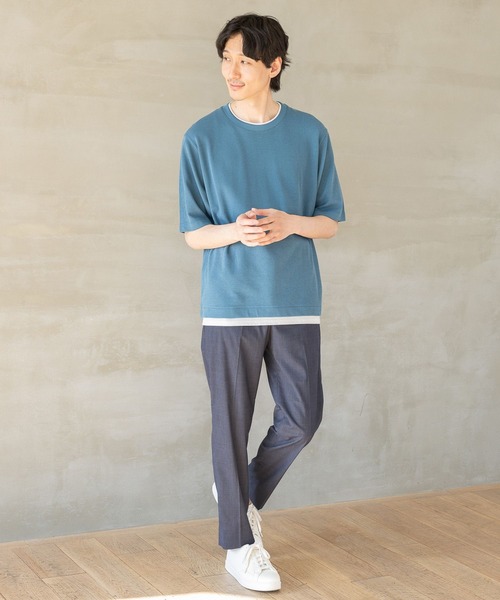 GLOBAL WORK tシャツ クルーネックレイヤードCOOL/半袖/986807 メンズ : ZOZOTOWN Yahoo!店 - 通販 ...