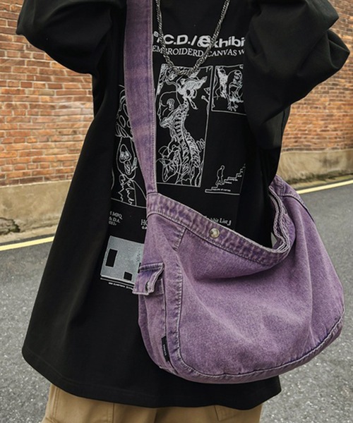 Revo. ショルダーバッグ バッグ ヴィンテージライク フェード加工