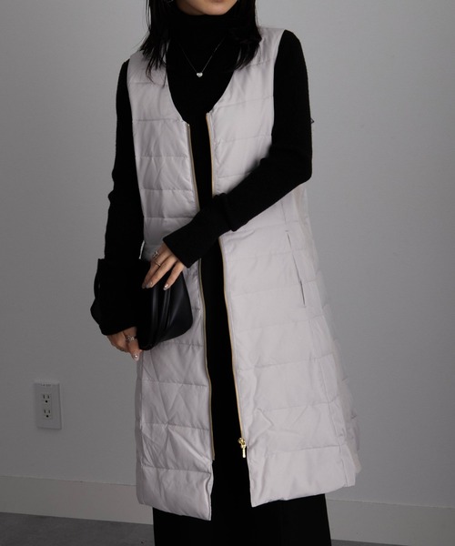 RANAN 「RANAN」 ダウンベスト M グレー レディース : ZOZOTOWN Yahoo!店 - 通販 - Yahoo!ショッピング