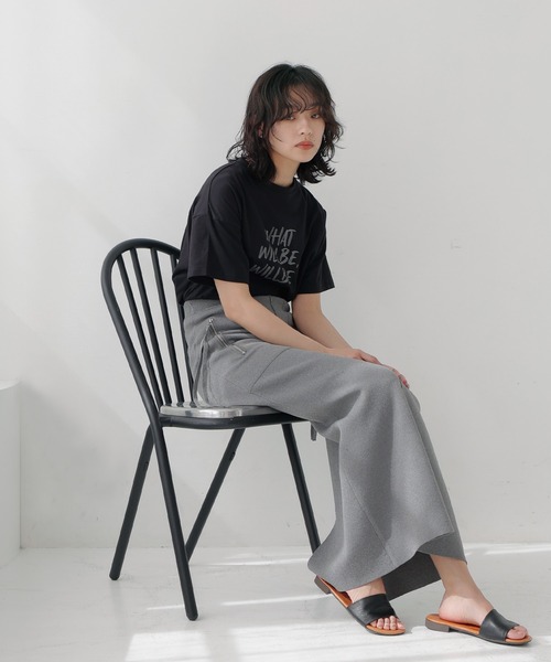Yahoo!オークション - 「hellam」 半袖Tシャツ FREE オフホワイト レデ...