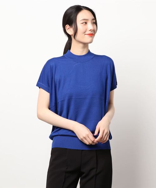 CLEAR IMPRESSION 「CLEARIMPRESSION 」 半袖ニット フリー ブルー レディース : ZOZOTOWN Yahoo!店 - 通販 - Yahoo!ショッピング