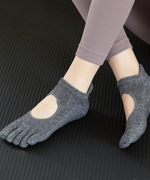 COO+i 靴下 滑り止め付き5本指ヨガソックス レディース : ZOZOTOWN Yahoo!店 - 通販 - Yahoo!ショッピング