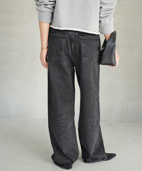 Yahoo!オークション - 「AGOLDE」 デニムパンツ 26 チャコールグレー ...