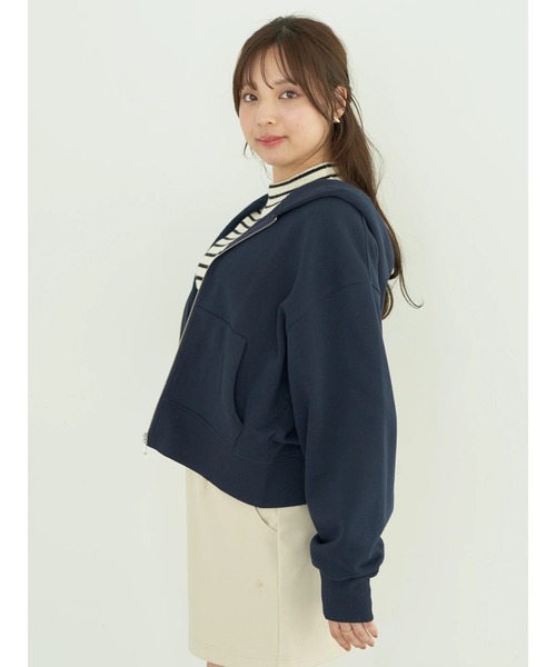 earth music&ecology（アース ミュージック＆エコロジー） カーディガン 裏毛ZIPパーカー レディース : ZOZOTOWN ...