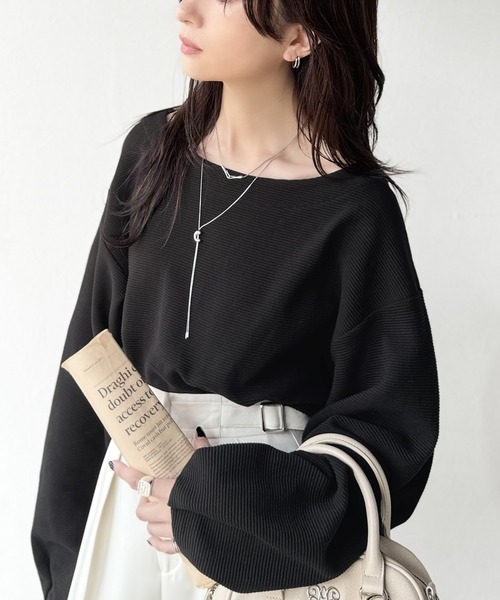 classicalelf tシャツ さらり滑らか。綿100％タック入りバルーンスリーブプルオーバー(長袖) レディース : ZOZOTOWN Yahoo!店 - 通販 - Yahoo!ショッピング