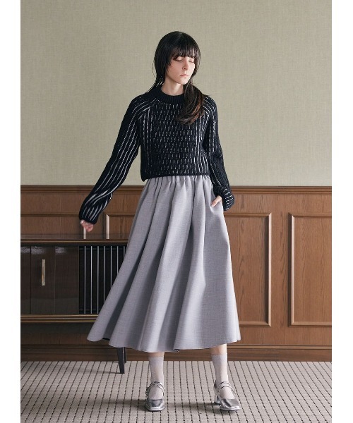 COEL（コエル） ニット セーター 畔ストライプショートニット