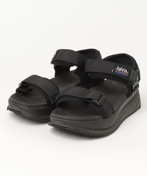 Java 「Java」 フラットサンダル 24.5cm ブラック レディース : ZOZOTOWN Yahoo!店 - 通販 - Yahoo!ショッピング