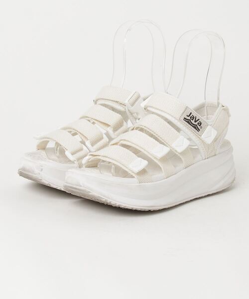 Java 「Java」 フラットサンダル 23.5cm ホワイト レディース : ZOZOTOWN Yahoo!店 - 通販 - Yahoo!ショッピング