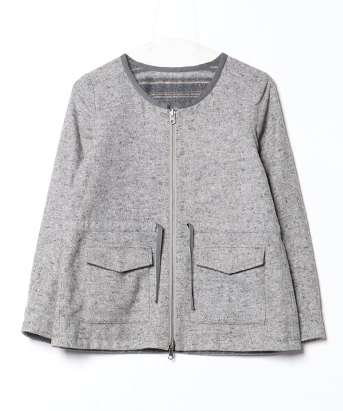 BEAMS LIGHTS 「BEAMS LIGHTS」 ジップアップブルゾン 36 グレー レディース : ZOZOTOWN Yahoo!店 - 通販 - Yahoo!ショッピング