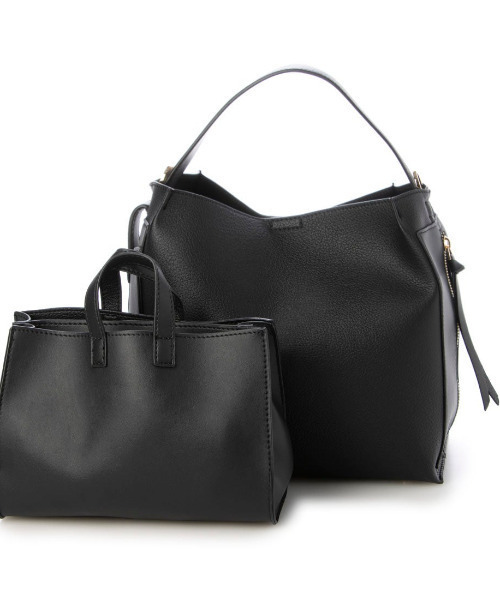 cache トートバッグ カシュカシュ cachecache / ミニトート付サイドポケット2wayトーバッグ レディース : ZOZOTOWN Yahoo!店 - 通販 - Yahoo!ショッピング