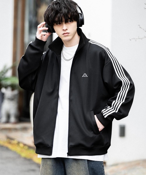 「Kappa」 ジャージブルゾン M ブラック メンズ : 88788027 : ZOZOTOWN Yahoo!店 - 通販 - Yahoo!ショッピング