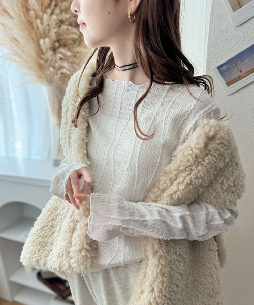 classicalelf（クラシカルエルフ） 長袖カットソー X-LARGE オフホワイト レディース : ZOZOTOWN Yahoo!店 - 通販 - Yahoo!ショッピング