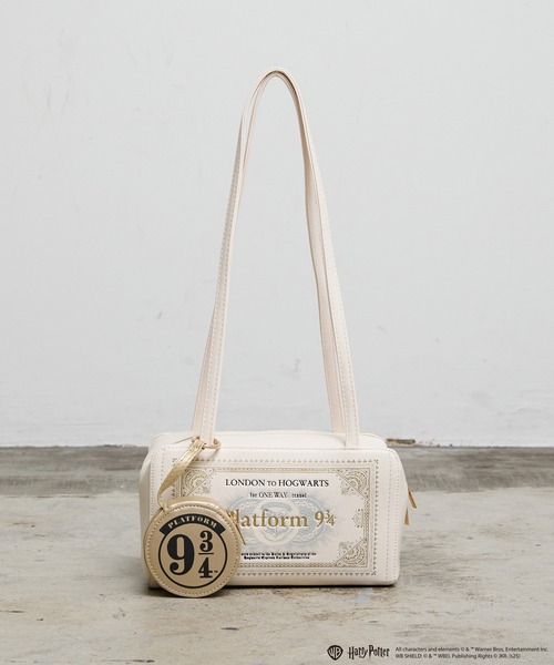 flapper_bags ショルダーバッグ バッグ FLAPPER フラッパー:ハリー・ポッター ホグワーツ特急チケットモチーフ スクエア ショルダーバッグ レディース メン ...