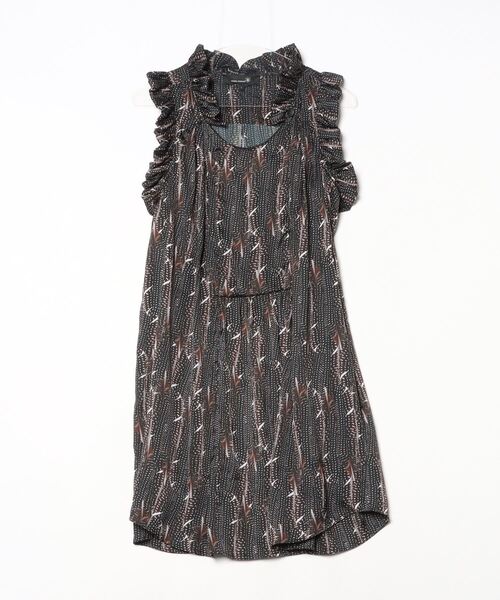 ISABEL MARANT 「ISABEL MARANT」 フリルノースリーブワンピース 1 ブラック レディース : ZOZOTOWN Yahoo!店 - 通販 - Yahoo!ショッピング