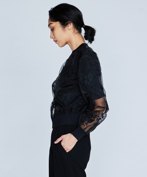 Yahoo!オークション - 「Sov.」 ジップアップブルゾン 38 ブラック レ...